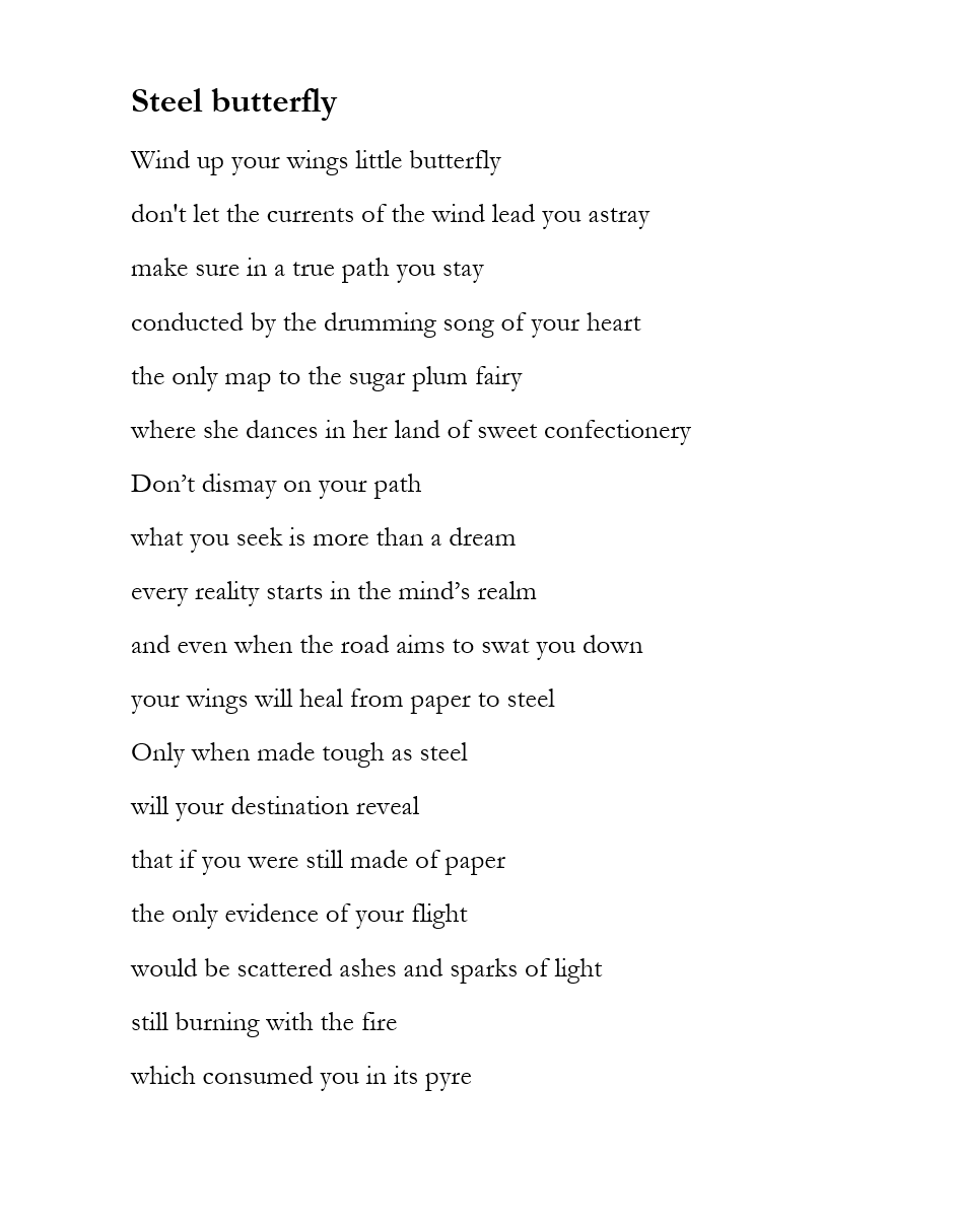 Poems – Omaira Lopez's E-Portfolio